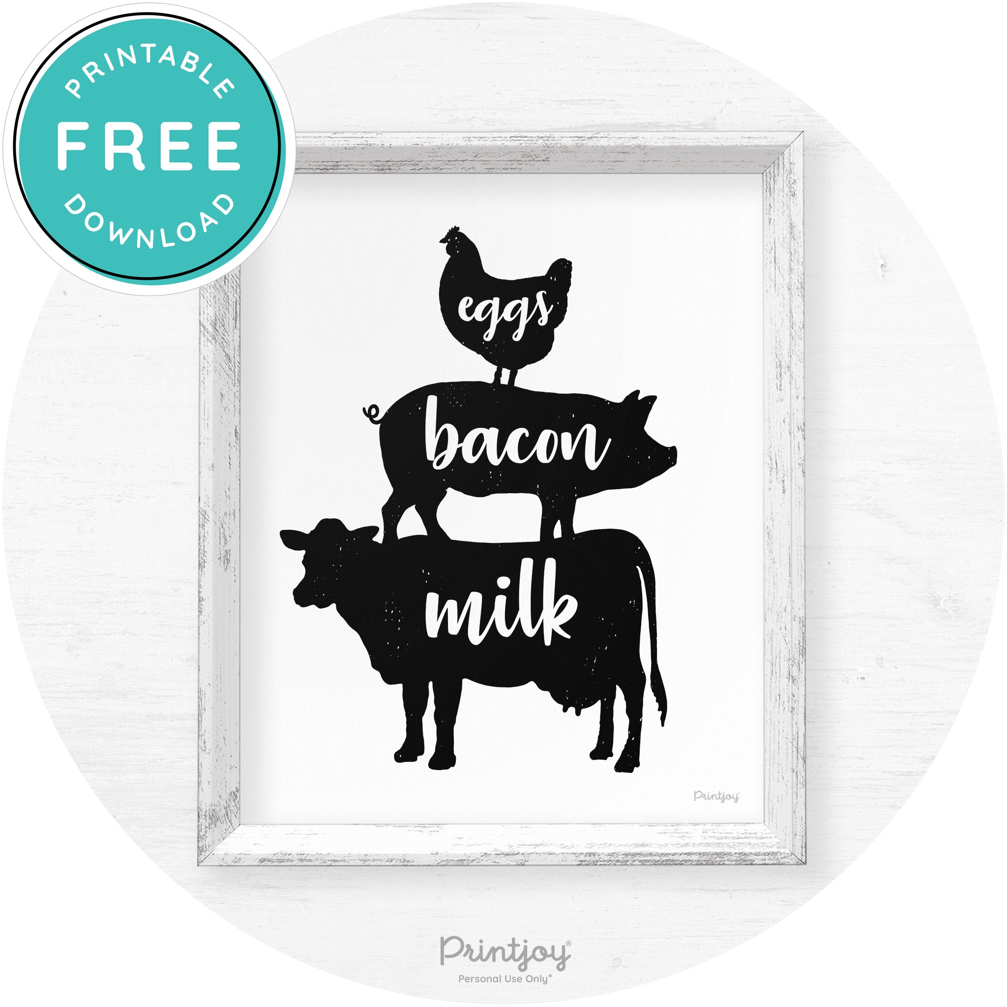 bacon printable